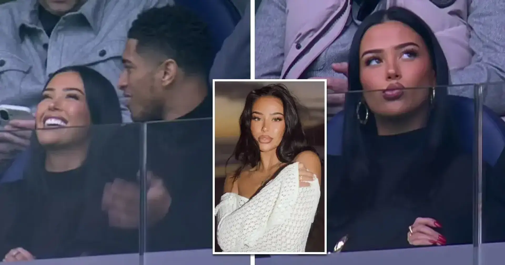 Jude Bellingham aperçu dans les tribunes avec sa nouvelle petite amie ...