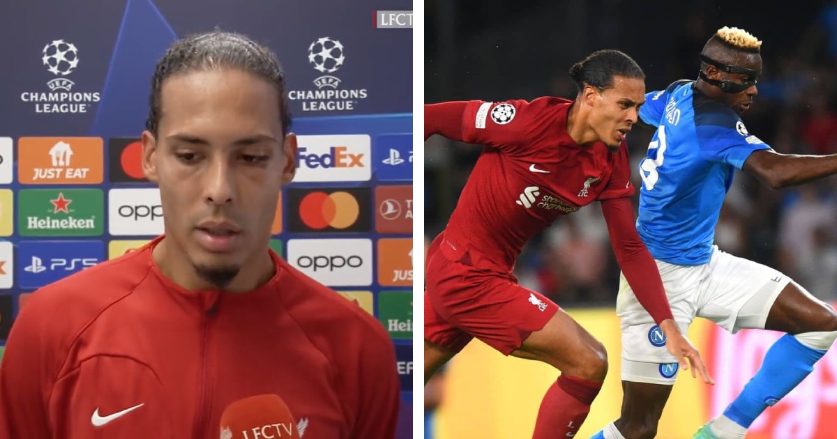 Van Dijk: 'We're not robots, we're trying to perform and you can have ...