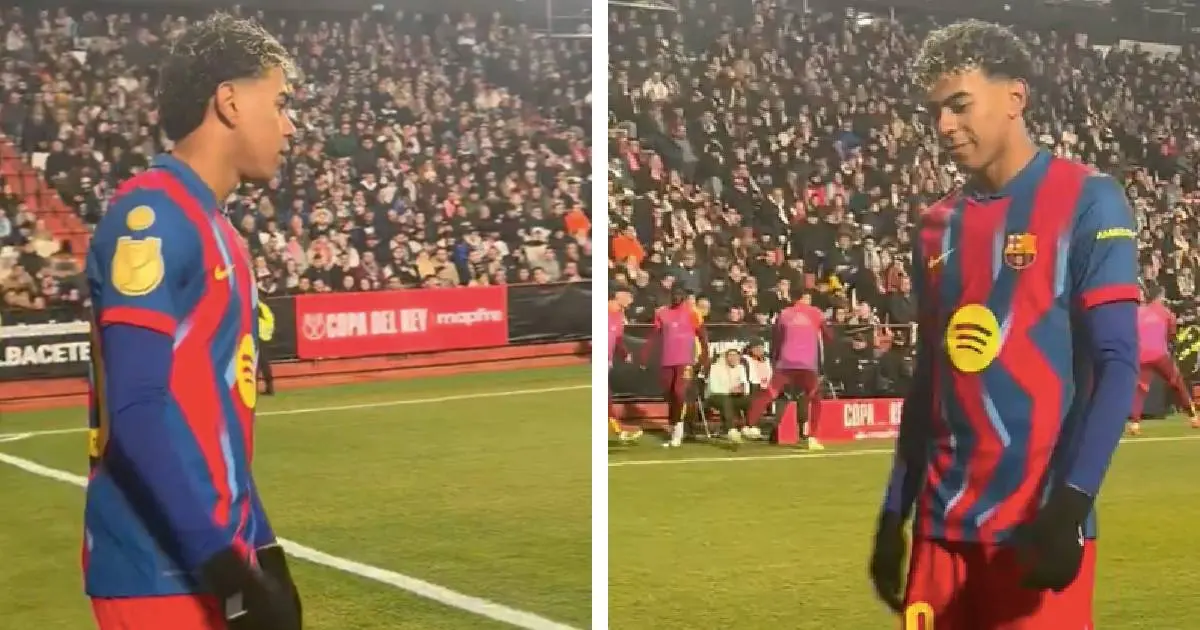 Calm under fire! How Lamine Yamal reacted to hostile boos and whistles ...