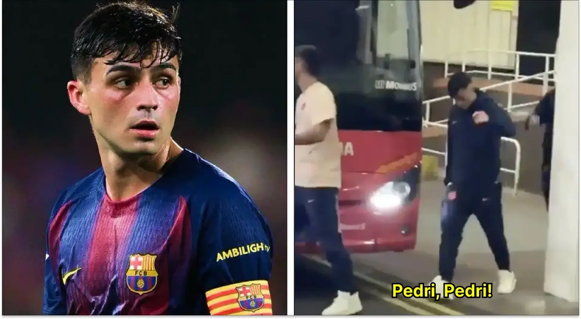‘Pedri! Pedri!’: Barcelona star gets special ovation from fans at St ...