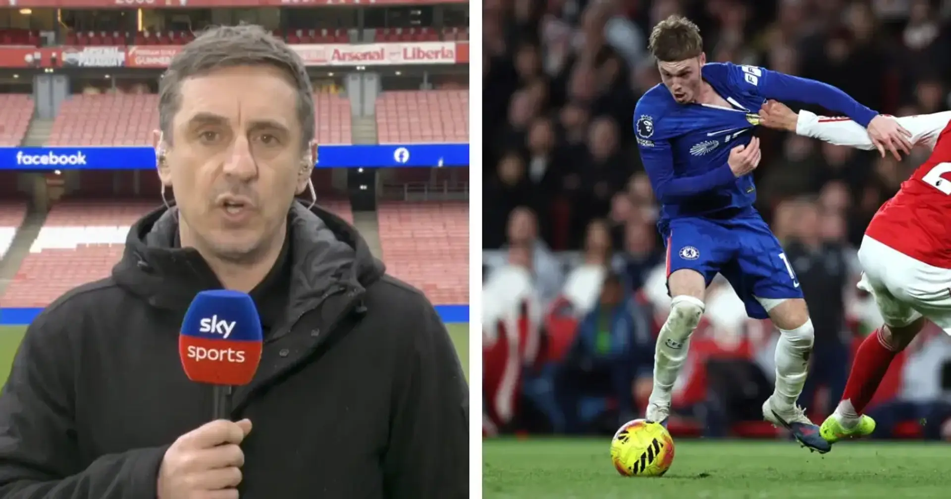Gary Neville explains how Mikel Arteta's key tactical adjustment ...