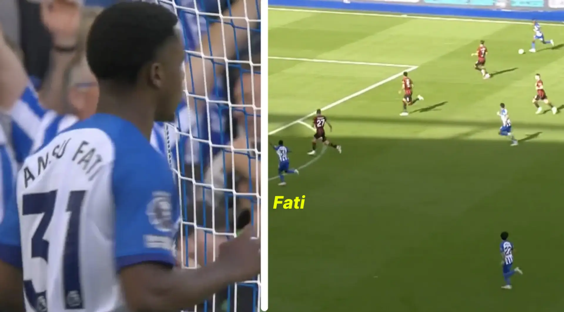 Ansu Fati wastes another huge chance for Brighton – spotted - Football ...