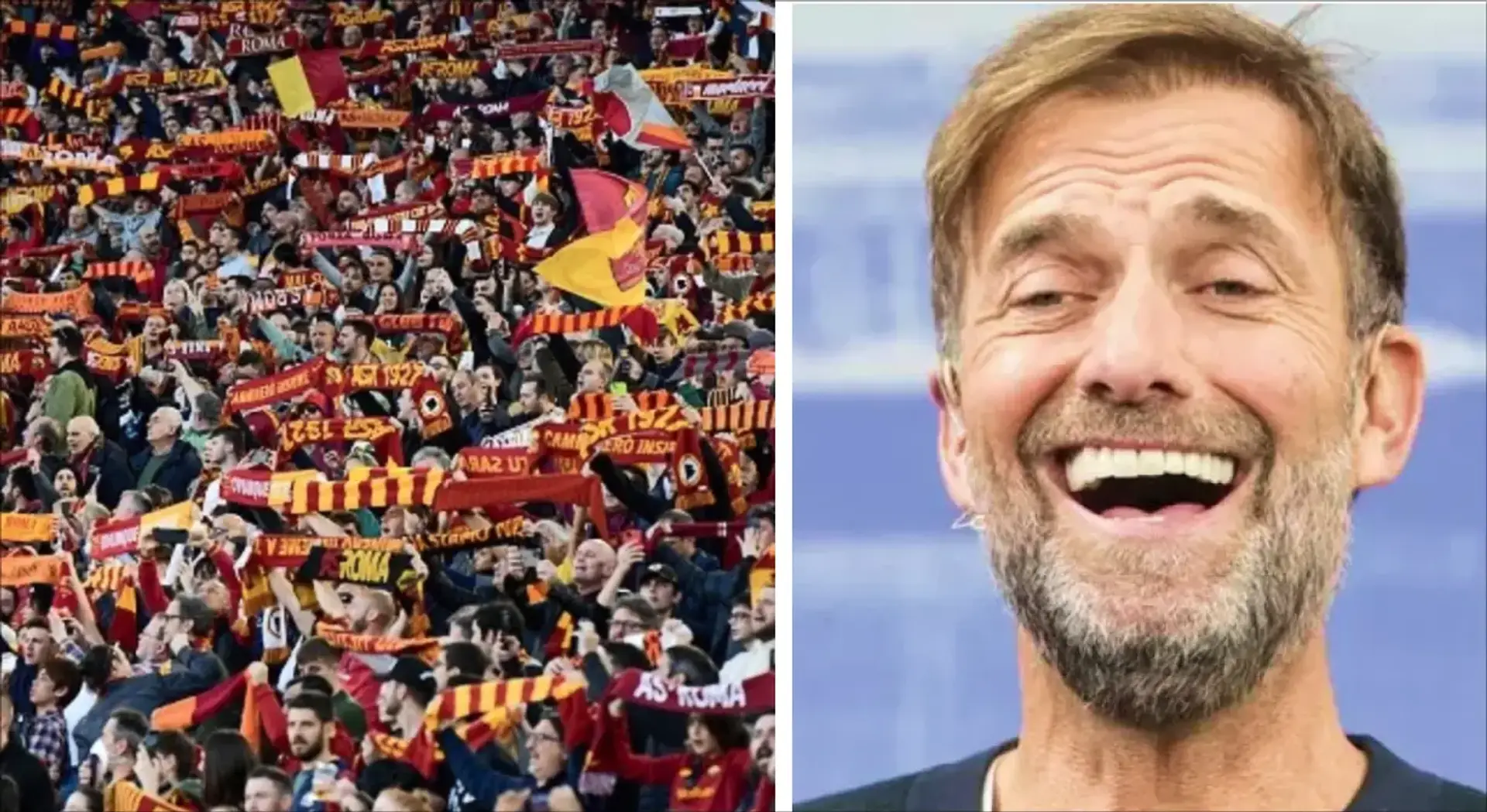 Roma fans convinced Jurgen Klopp will be their next coach after club ...