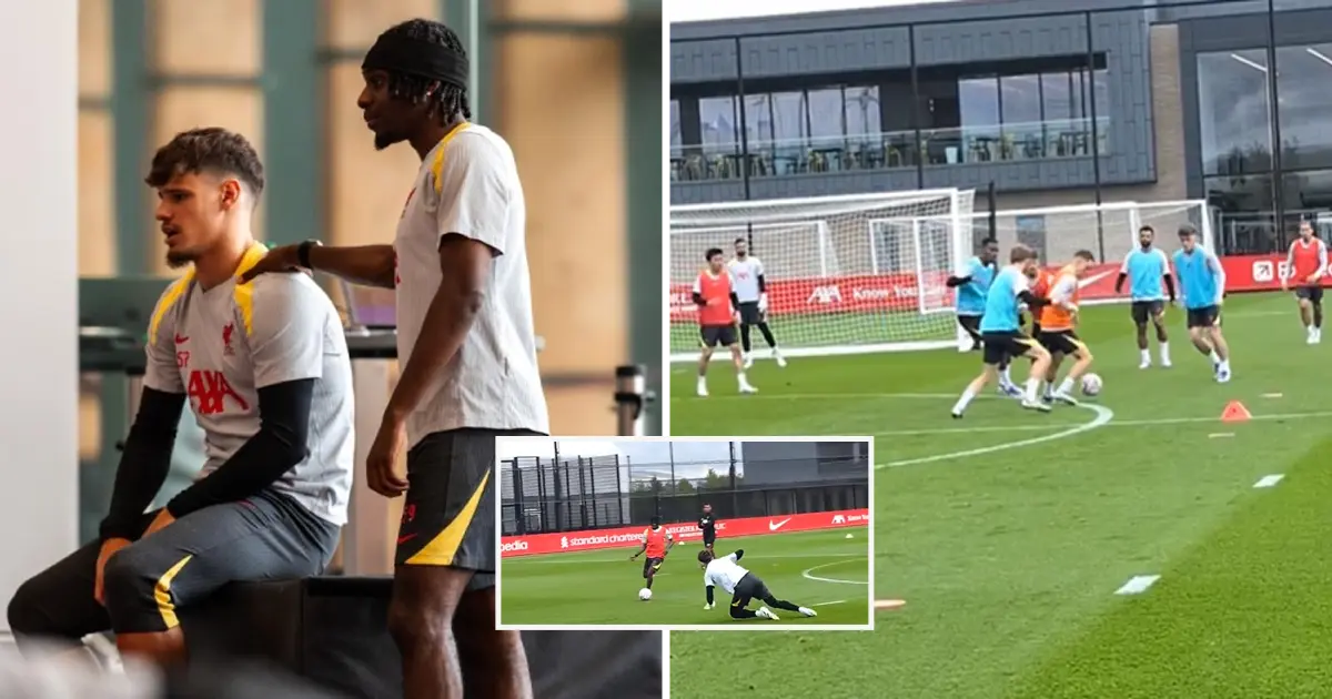 New lads linking up: Liverpool players shine in pre-season training ...