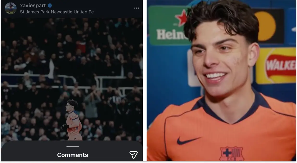Marc Bernal’s cheeky reaction to Xavi Espart’s senior Barcelona debut ...