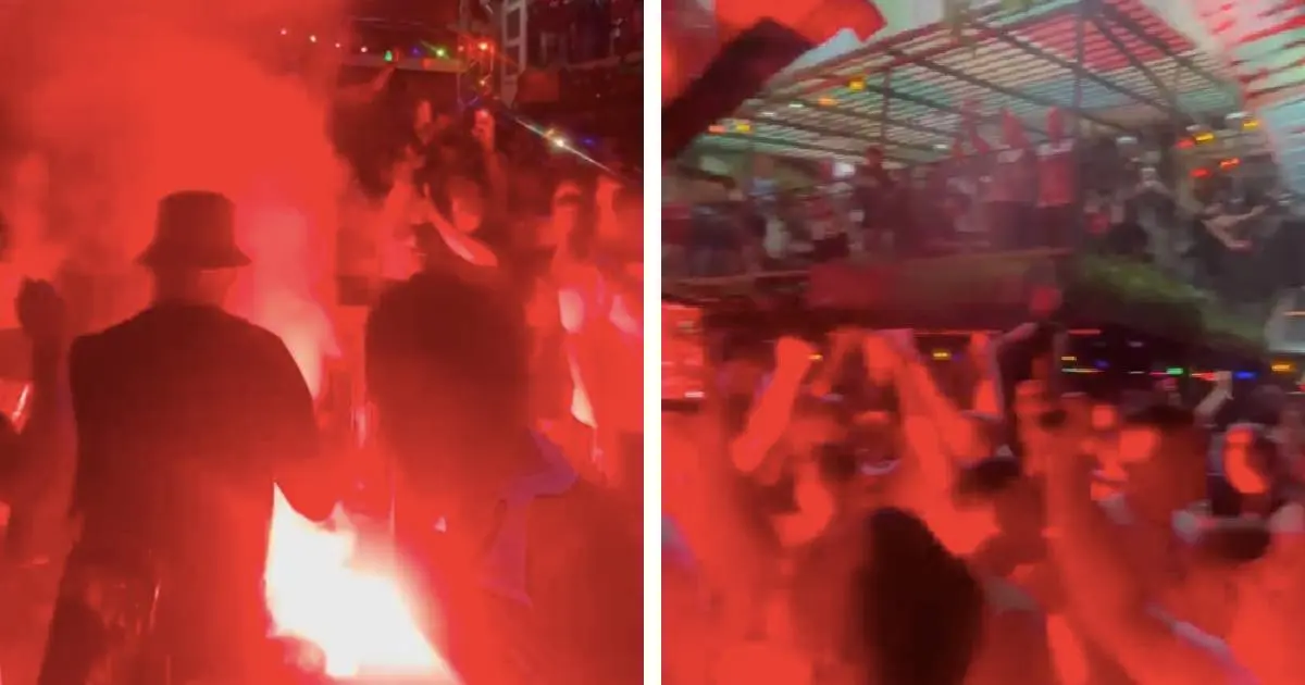 'Allez Allez Allez': Arsenal fans go wild with passionate chants night ...