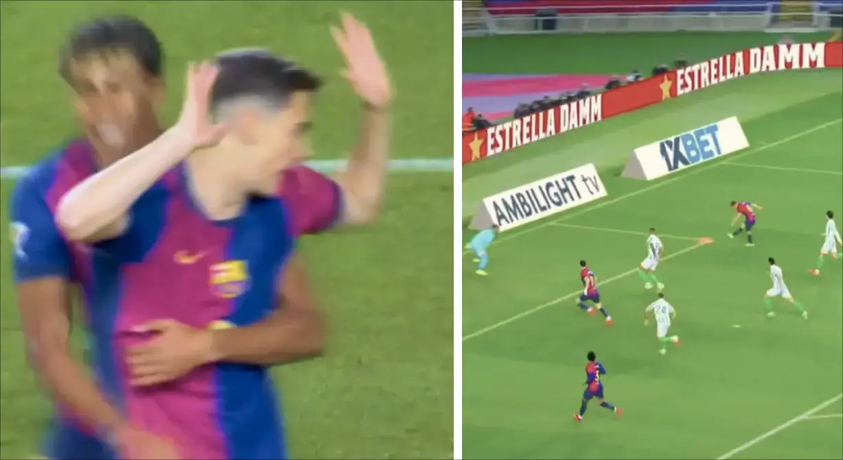 Le beau geste de Gavi après son but contre le Betis capté par les ...