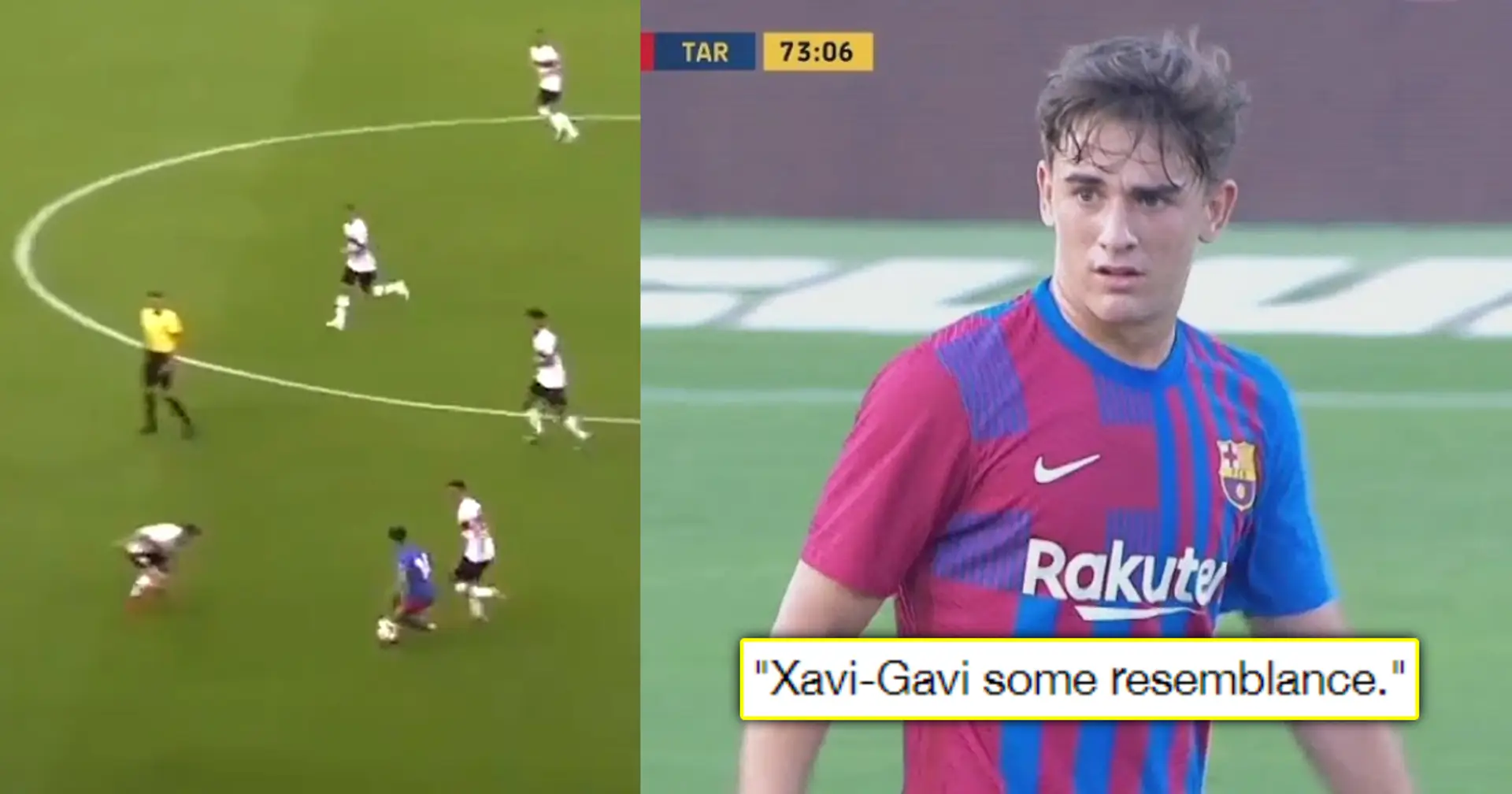 16-year-old Barca kid Gavi stuns fans with fantastic performance, gets ...