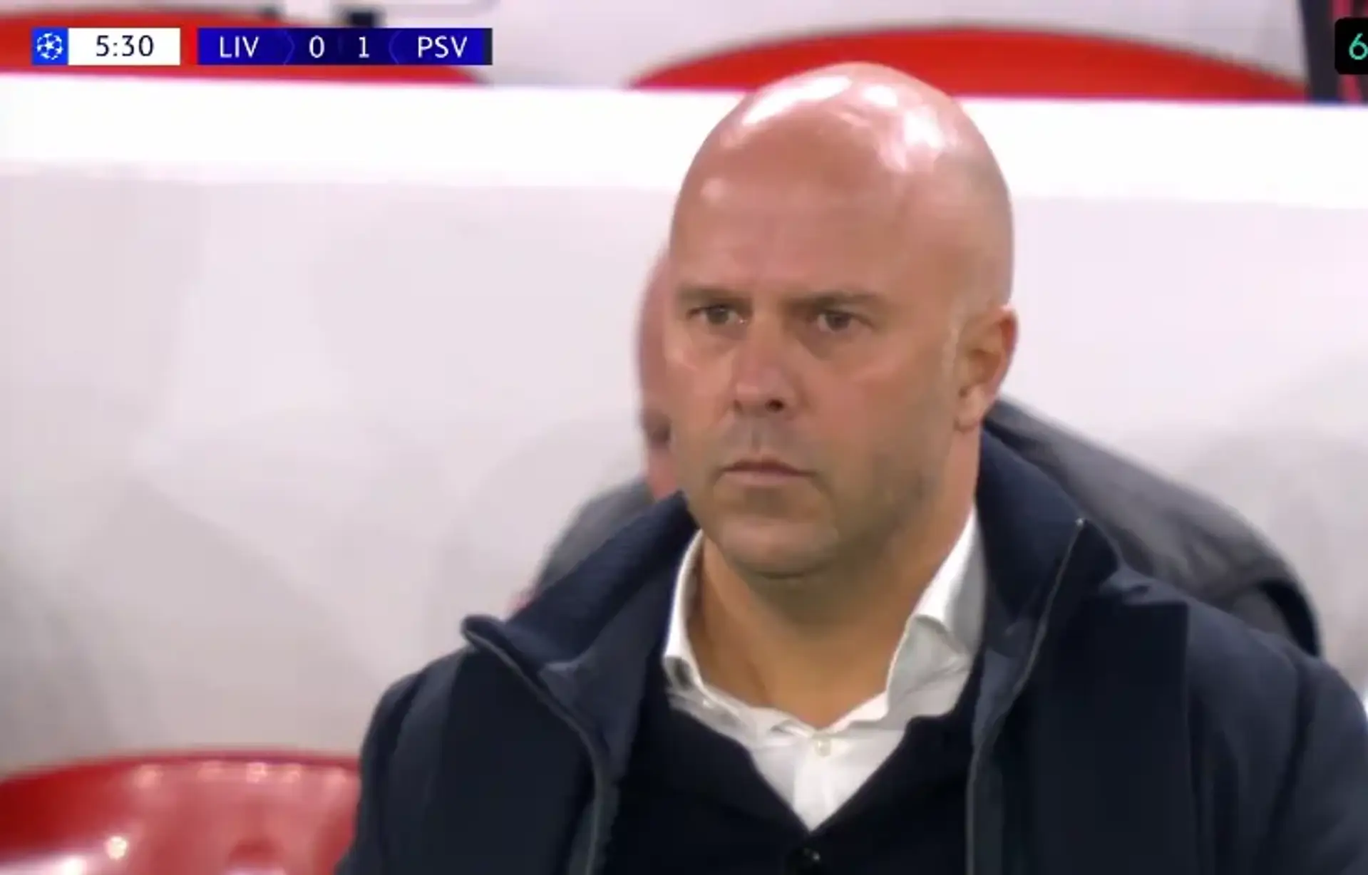 Liverpool fans react in shock as Van Dijk's handball gives PSV early ...