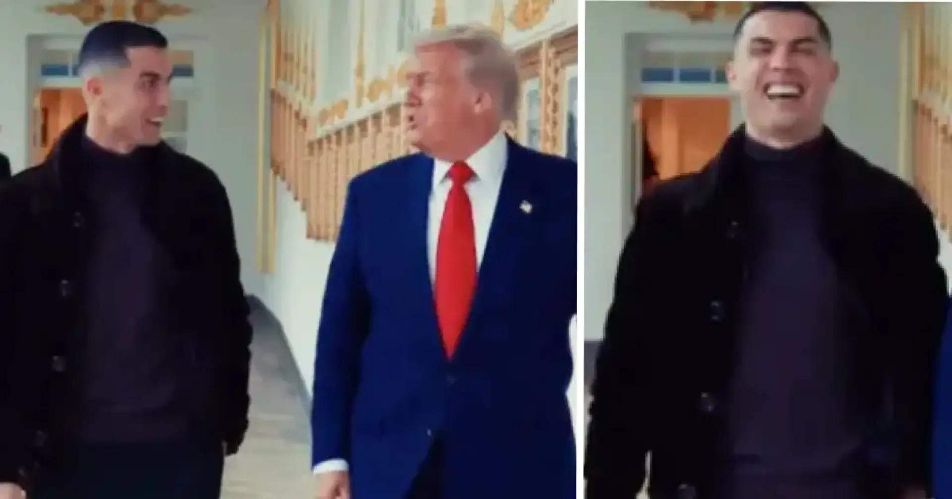 La cuenta de la Casa Blanca muestra a Cristiano Ronaldo y Donald Trump ...