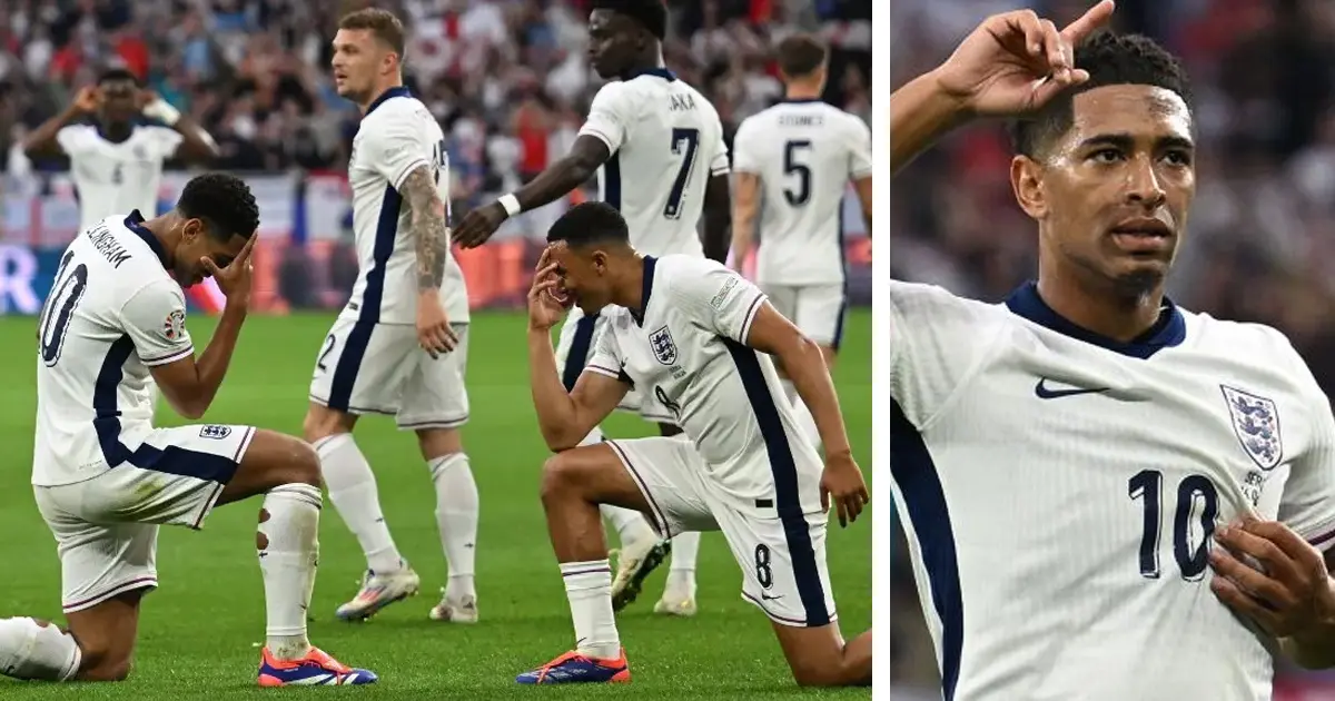 Jude Bellingham in gol all'esordio a EURO24: la nuova esultanza è ...