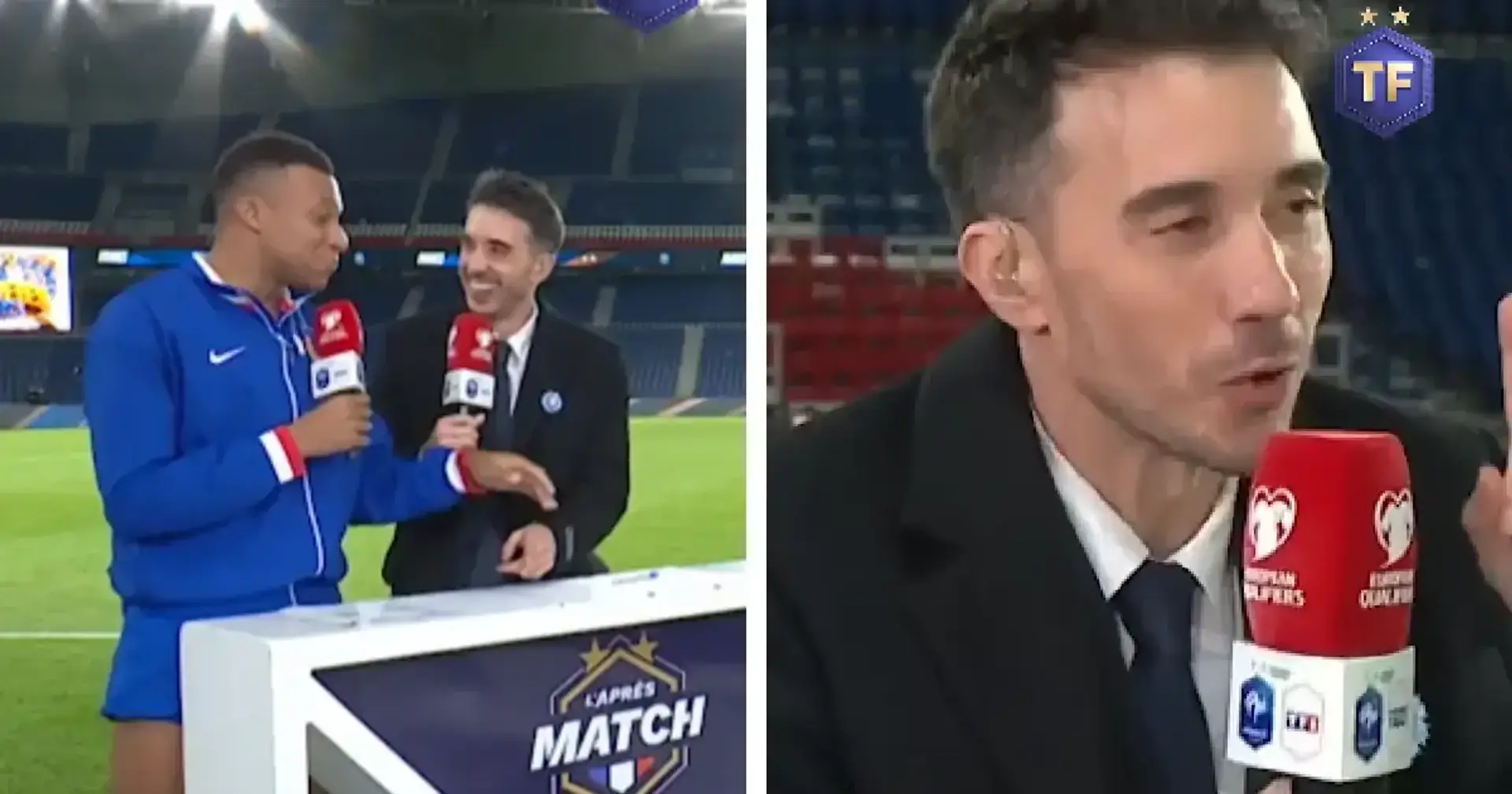 "Il est en train de lire mes notes" : Le moment taquin entre Kylian Mbappé et Thomas Mekhiche en ...