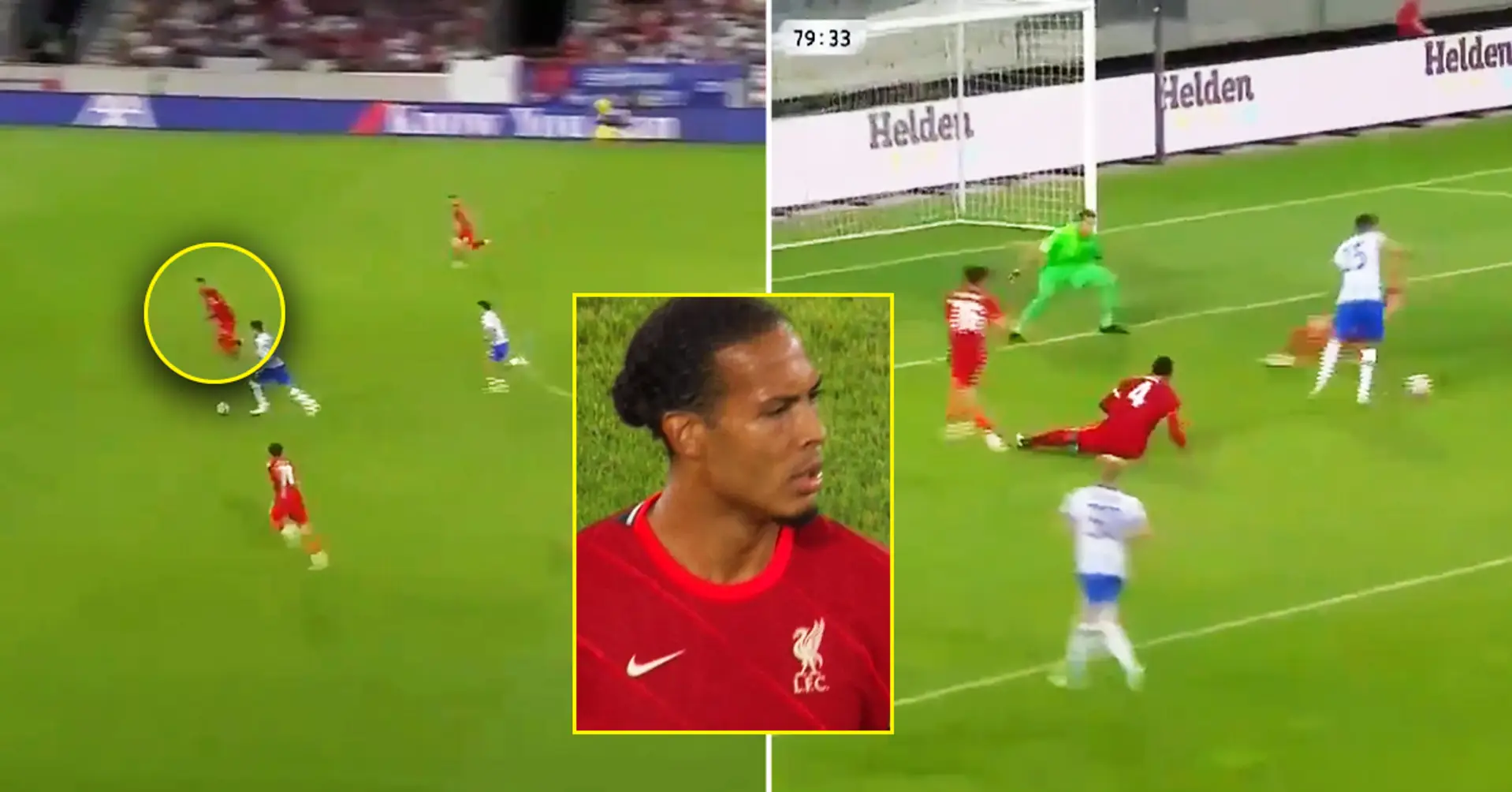 Nightmare. Van Dijk returns from injury, immediately gets embarrassed ...