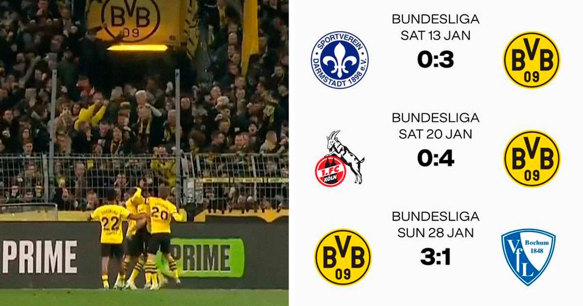 Toller Start ins Jahr 2024 hat sich gelohnt: Der BVB ist wieder unter ...