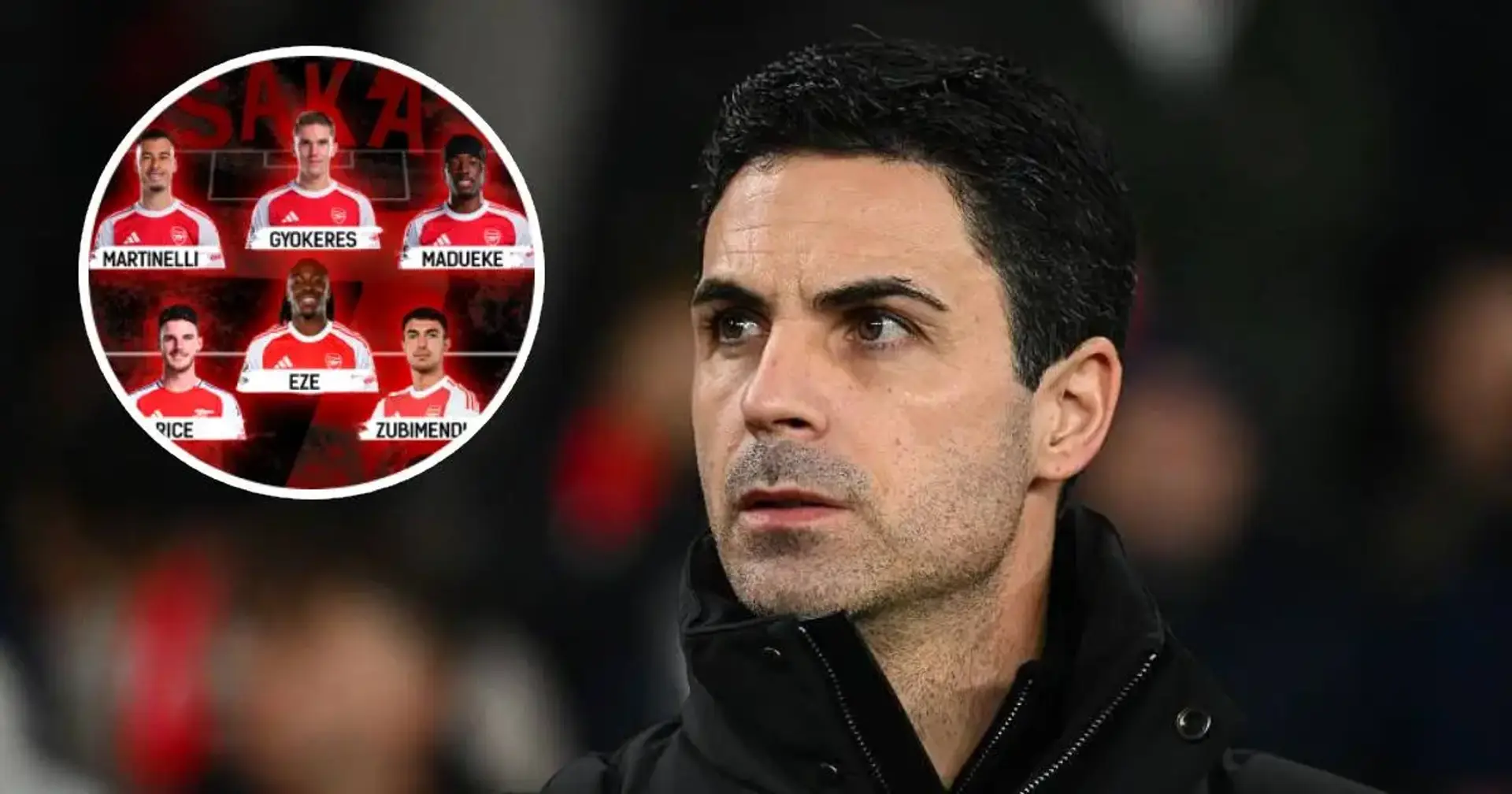 'A stubborn coach indeed': Arsenal fans frustrated with Arteta starting ...