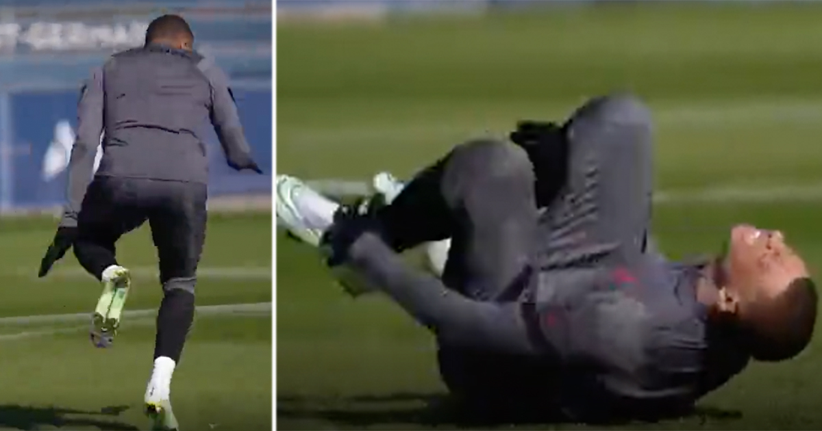 Spotted: Who exactly injured Mbappe in PSG training - Football ...