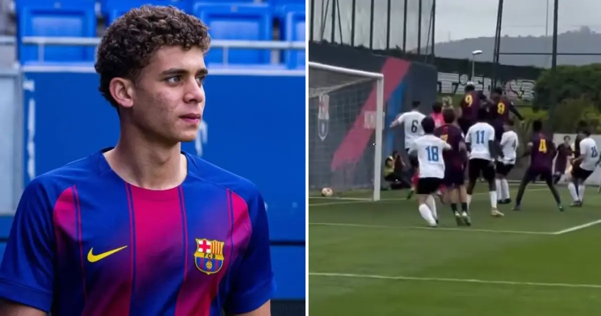Hamza Abdelkarim’s rise continues after header hat-trick caps Barca ...