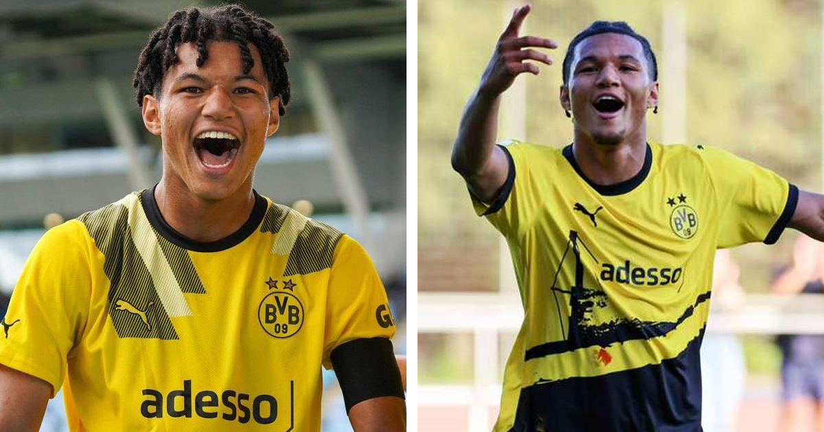 Paris Brunner wird als der beste Spieler seines Jahrgangs ausgezeichnet ...