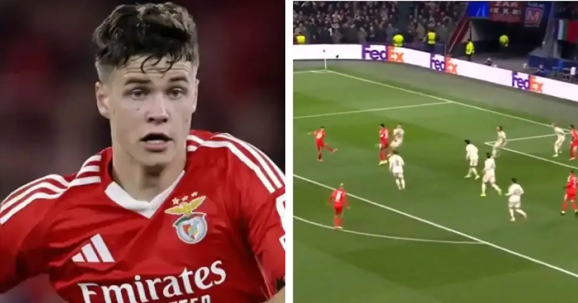 Benfica defender Samuel Dahl stuns Ajax with amazing goal in Champions ...