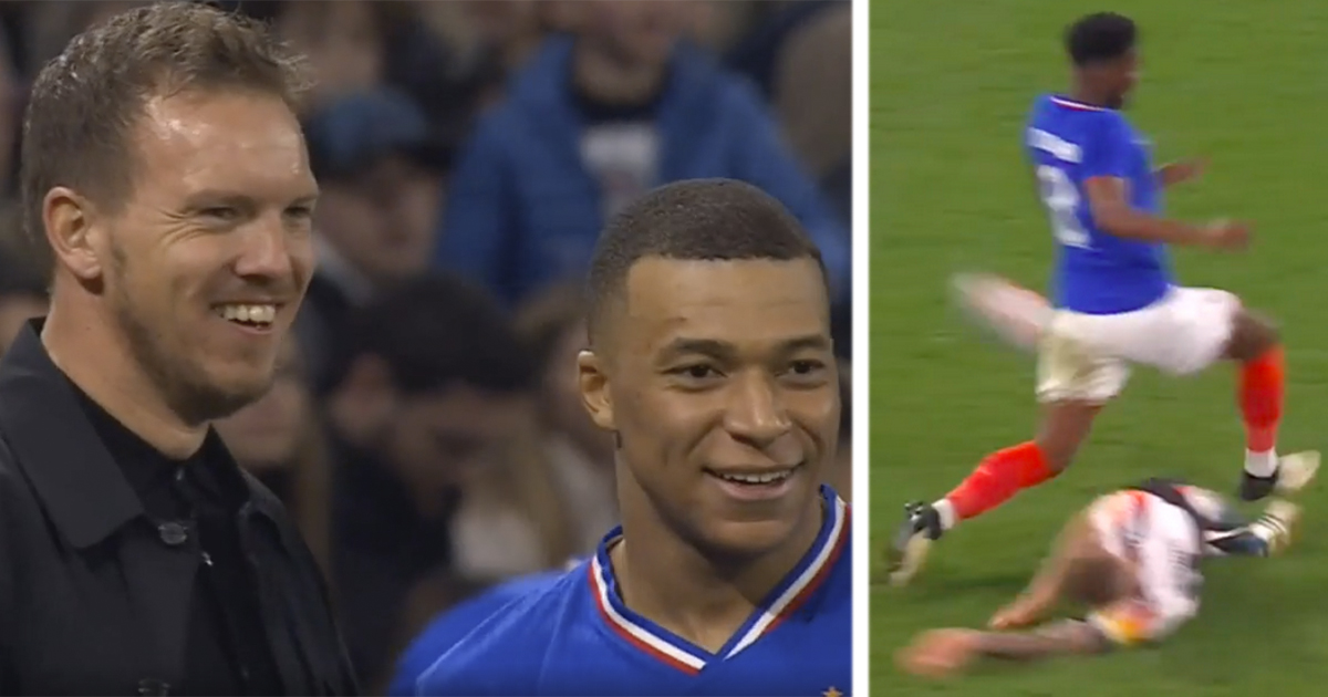 Kroos comes up with BIG tackle on Tchouameni – Mbappe laughs in the ...