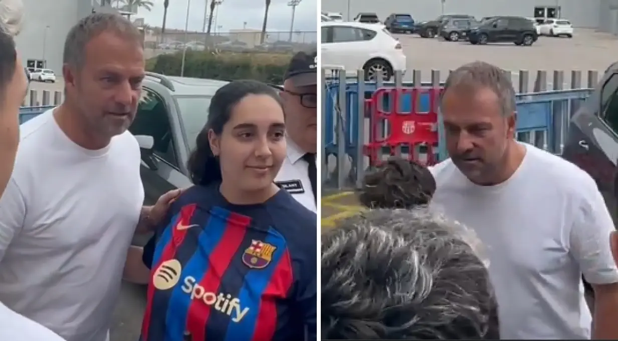 'You're the best, Mister': Barca fans hail Hansi Flick as he steps out ...