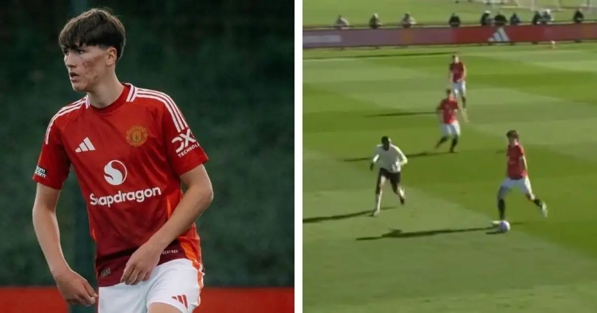 Man United U18s defender Dan Armer goes viral after West Ham U18s clash ...