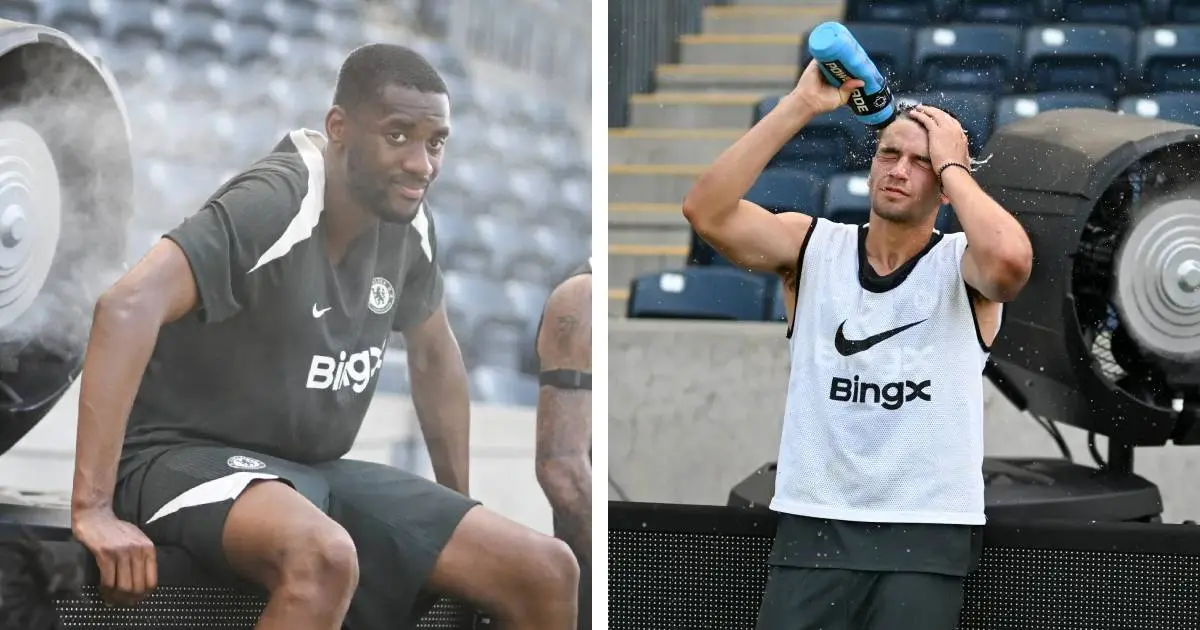 Chelsea use GIANT cooling fans to help players survive 40°C Club World ...