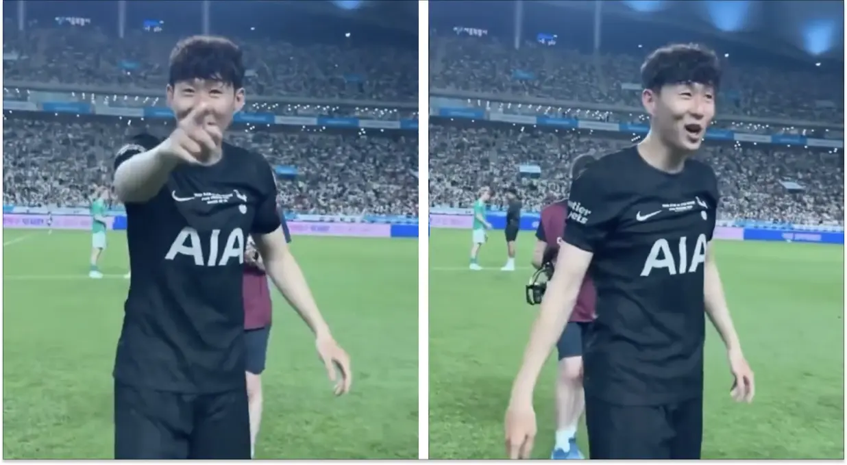 'Stop crying': Son Heung-min comforts cameraman filming his emotional ...