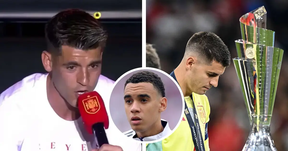 Álvaro Morata verspottete Jamal Musiala bei der EM 2024 in Deutschland ...