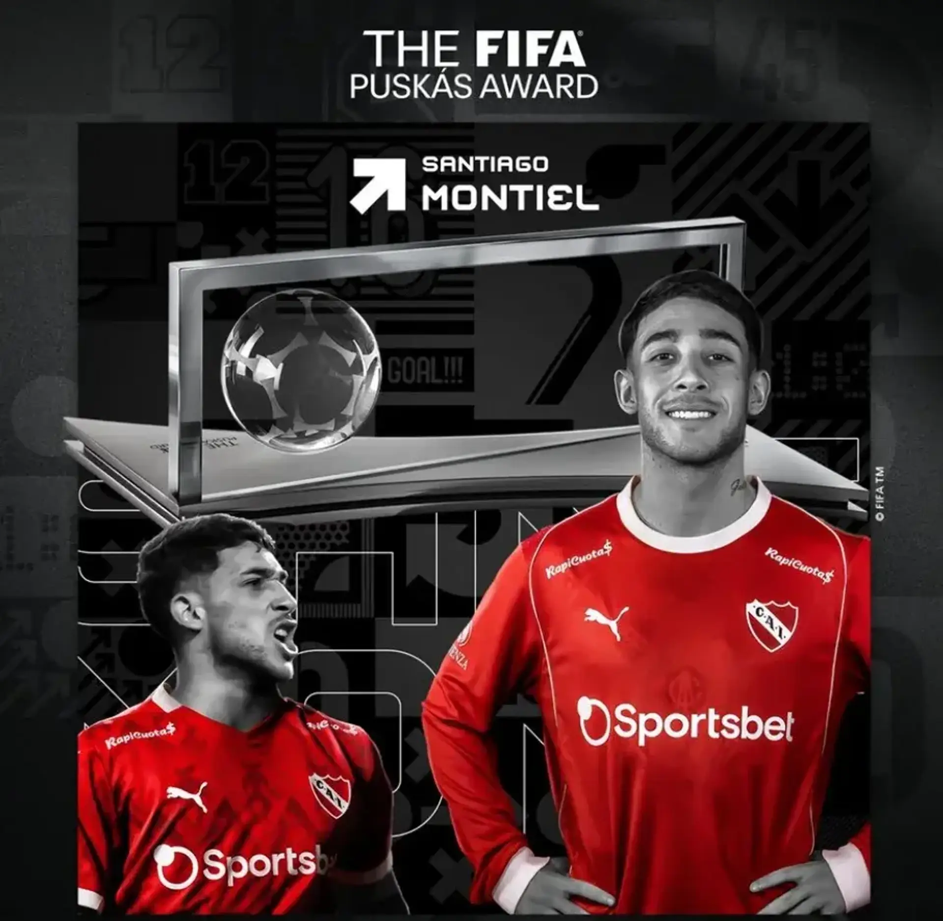 Der FIFA-Puskás-Preis 2025 geht an Santiago Montiel für sein ...