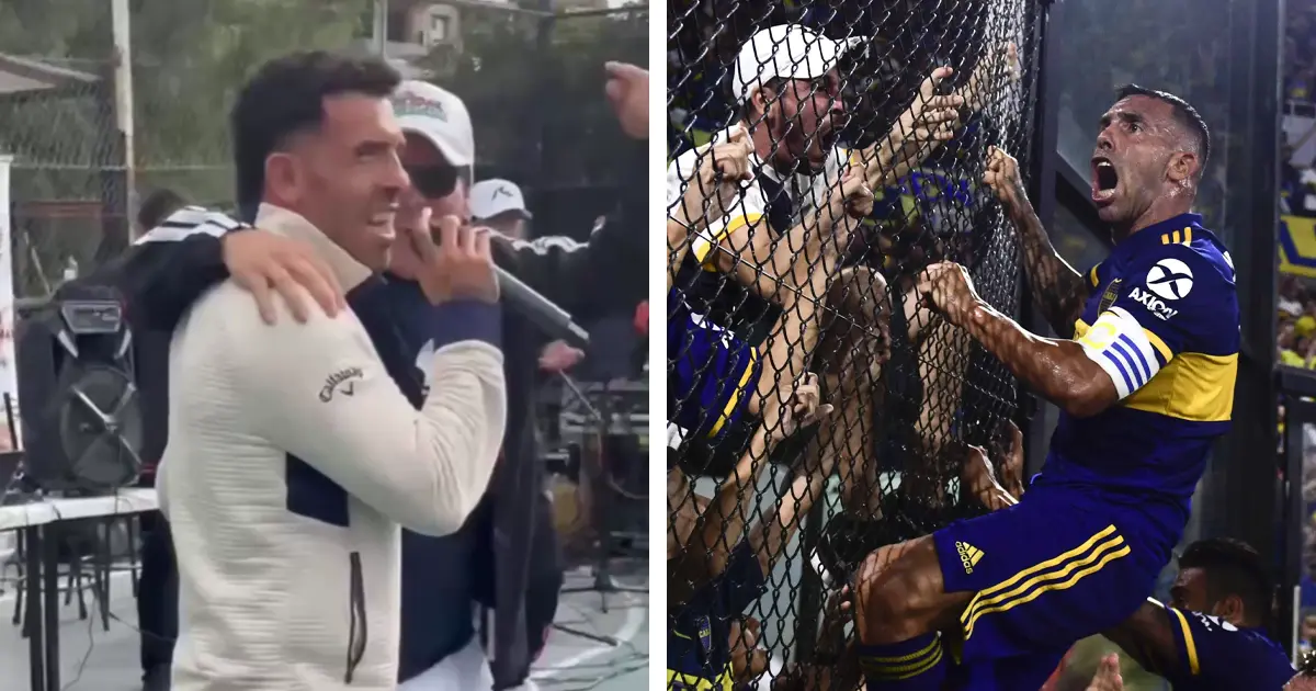 Carlitos Tévez se animó a cantar una cumbia famosa y el video se volvió ...