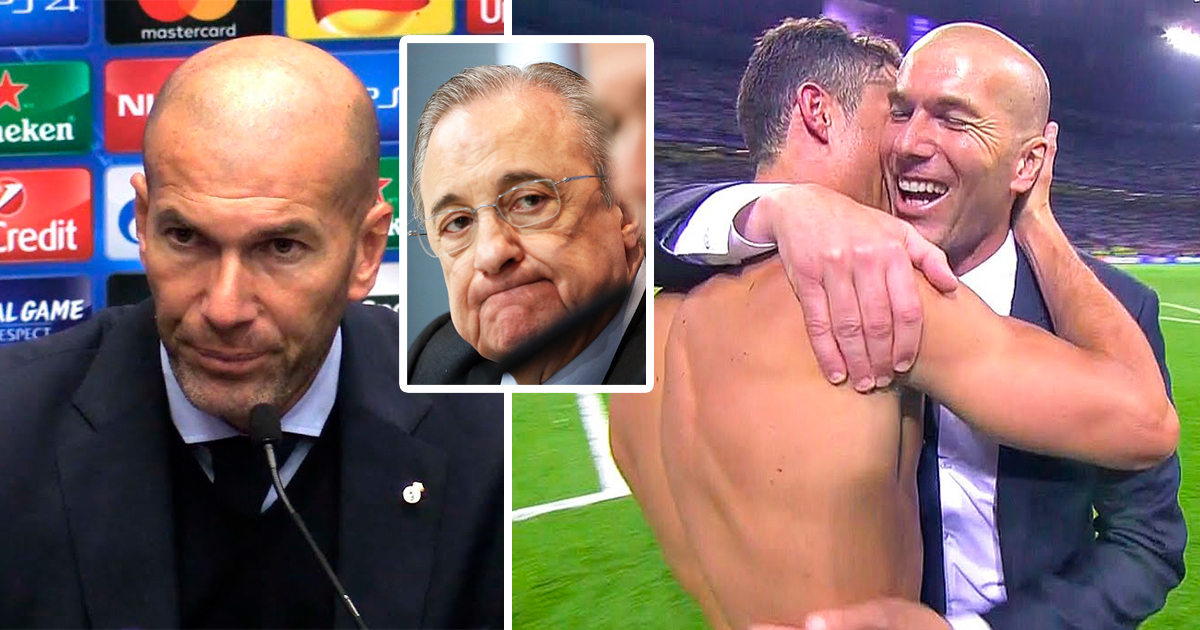 Why Zinedine Zidane left Real Madrid after winning 3 consecutive ...
