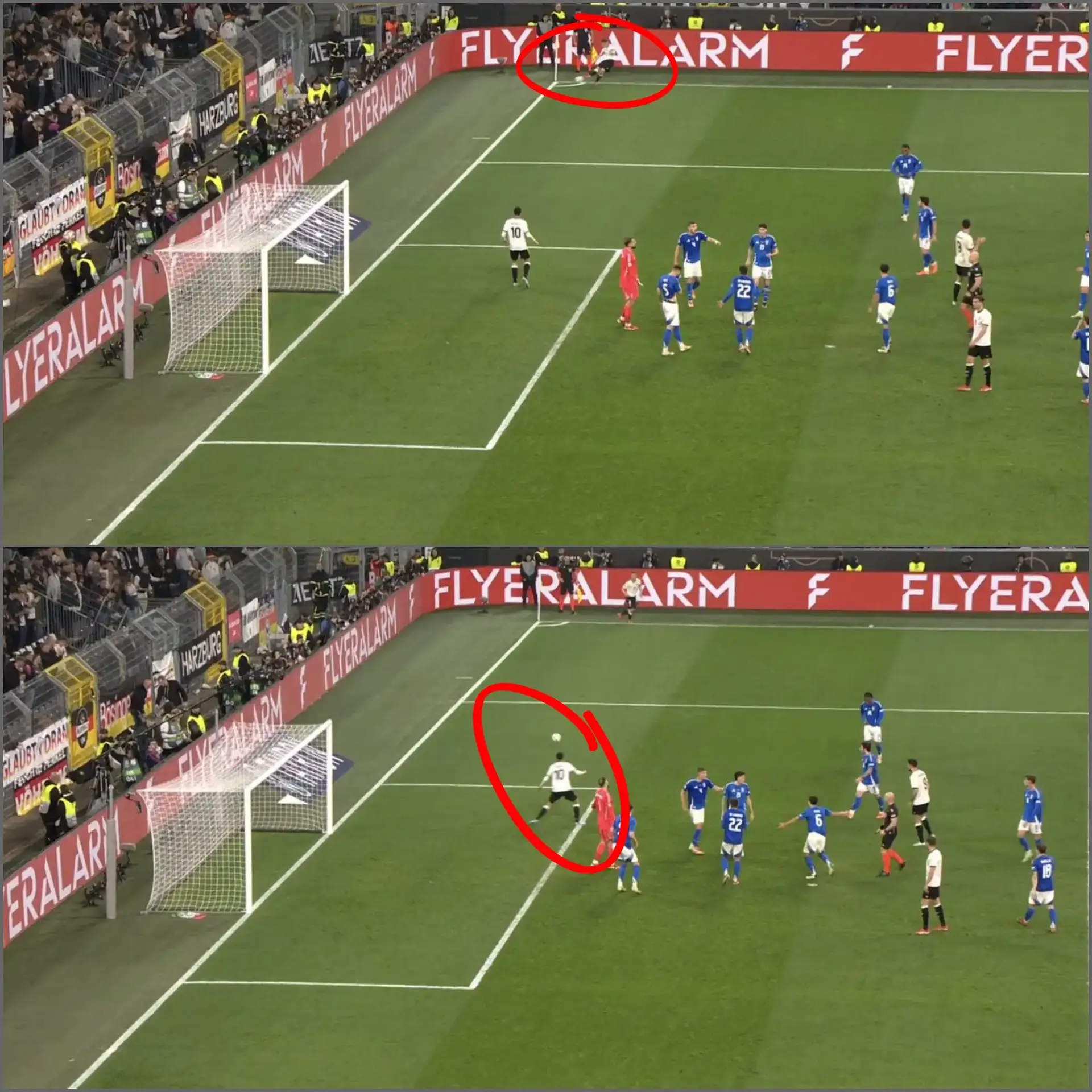 Kimmich rewards quick-thinking ball boy after Germany's crazy goal ...