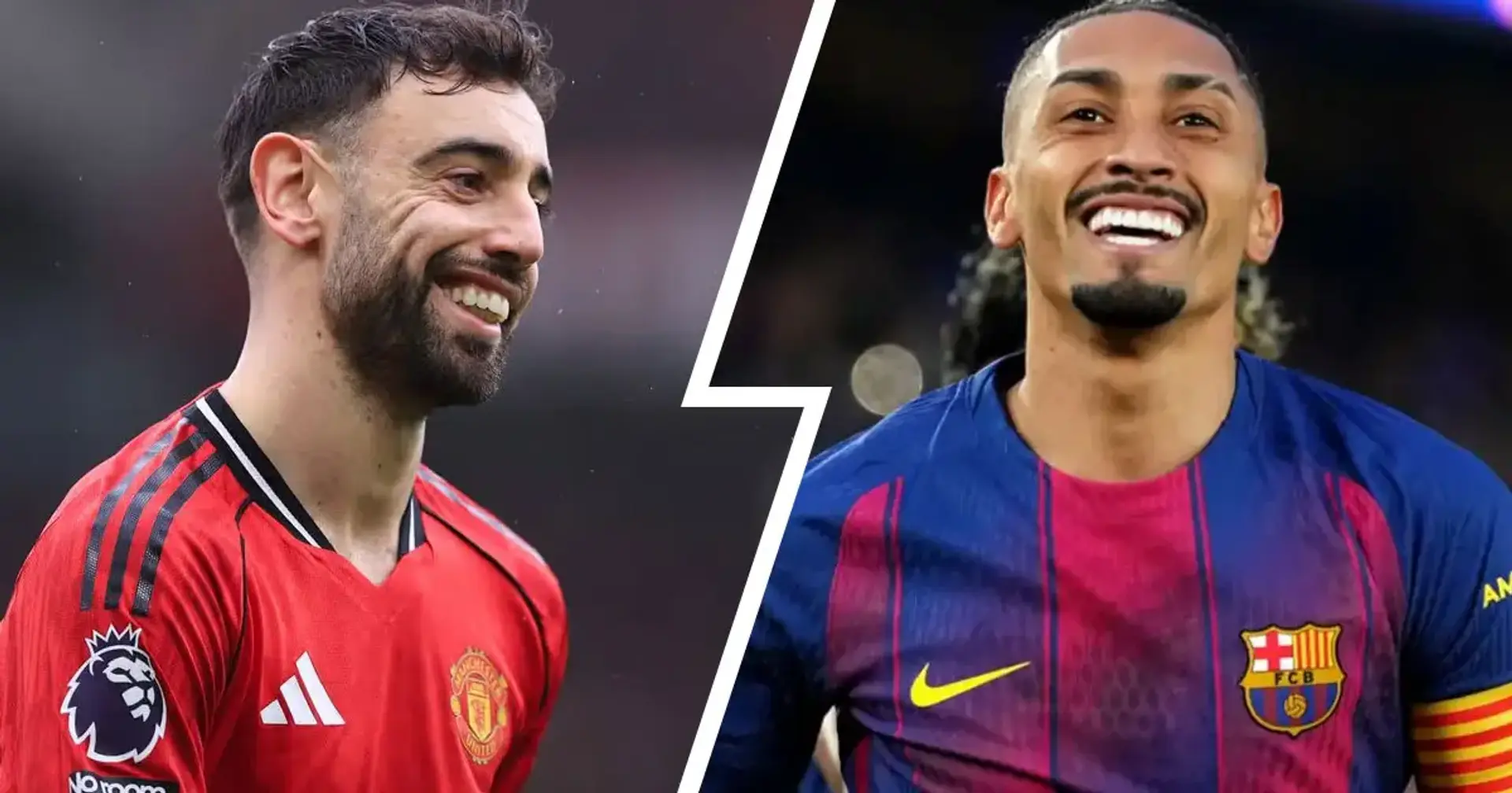 Man United captain Bruno Fernandes shows love for Raphinha after ...