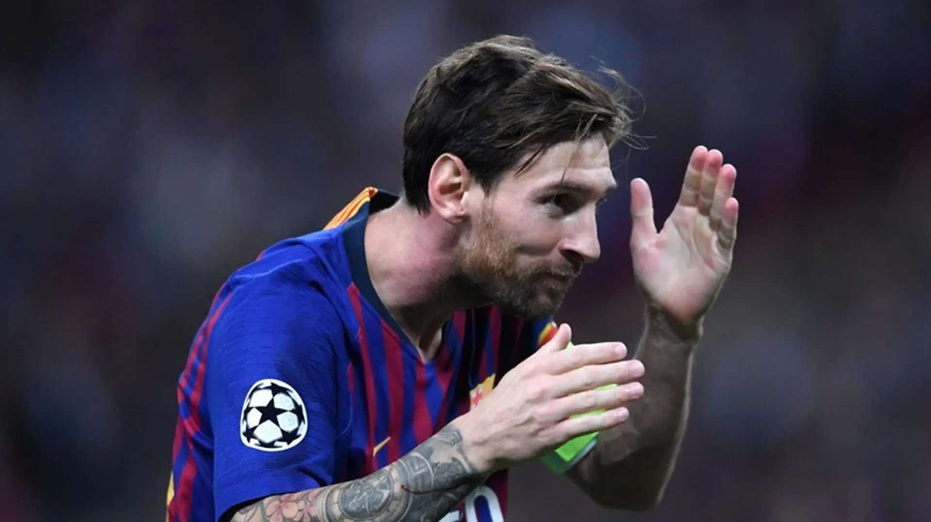 Messi Finger Point Celebration