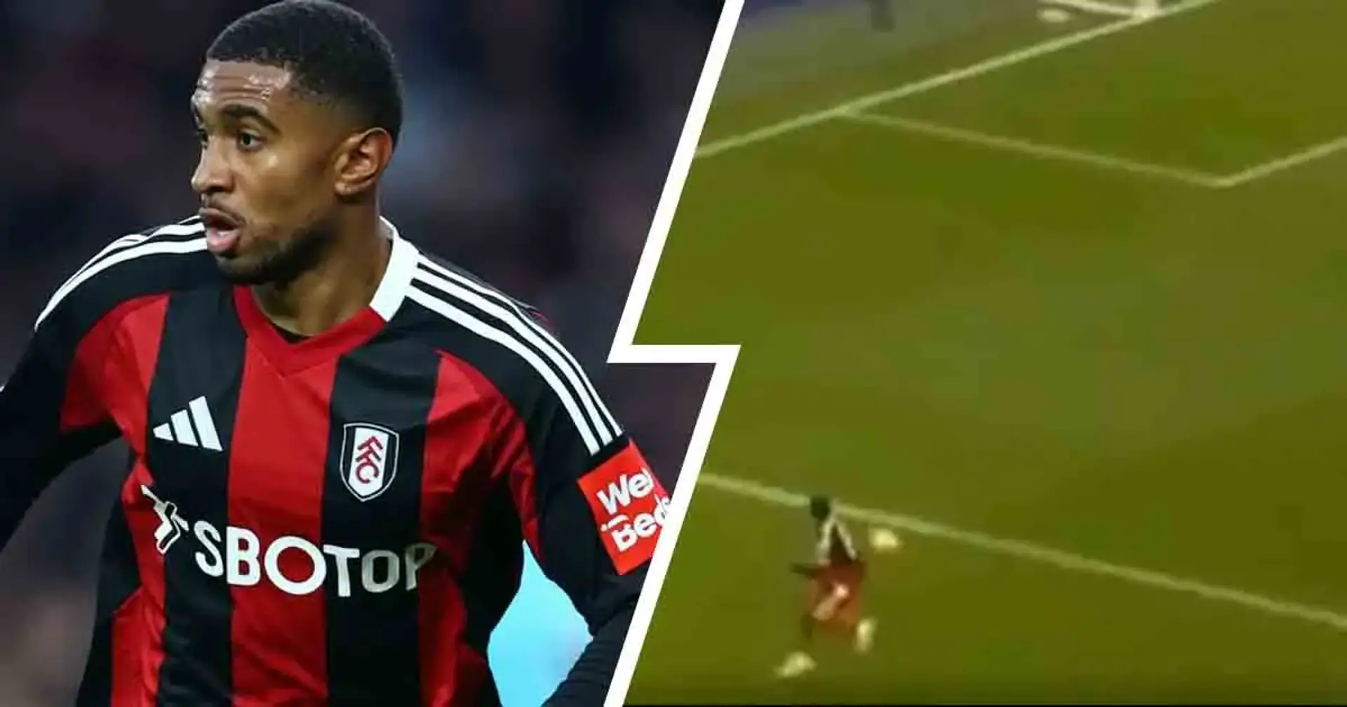 Spotted: Fulham winger Reiss Nelson produces cheeky 'back touch ...