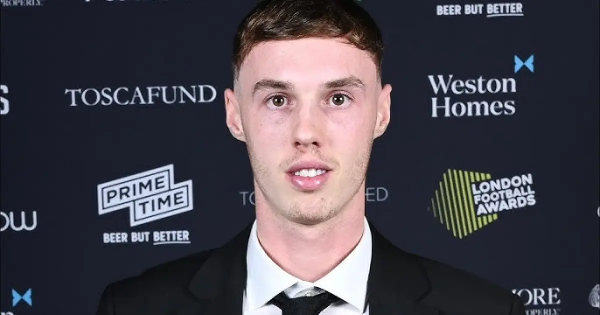 Cole Palmer wins Premier League Player of the Year at London Football ...