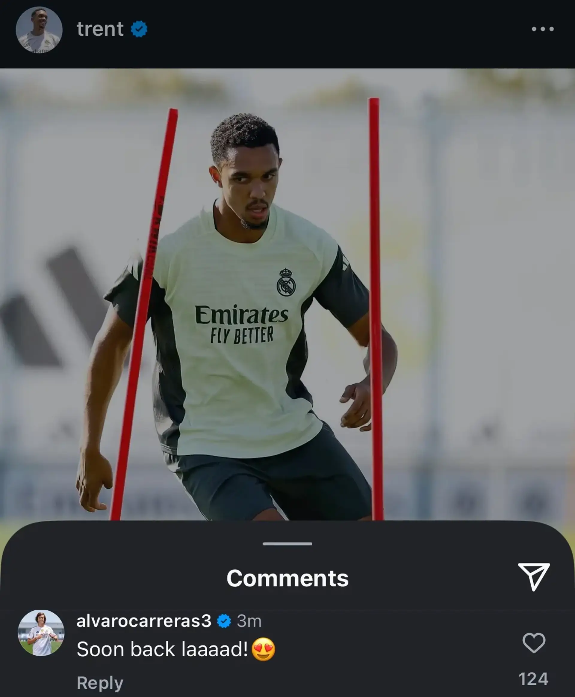 Trent Alexander-Arnold de retour à l’entraînement du Real Madrid ...