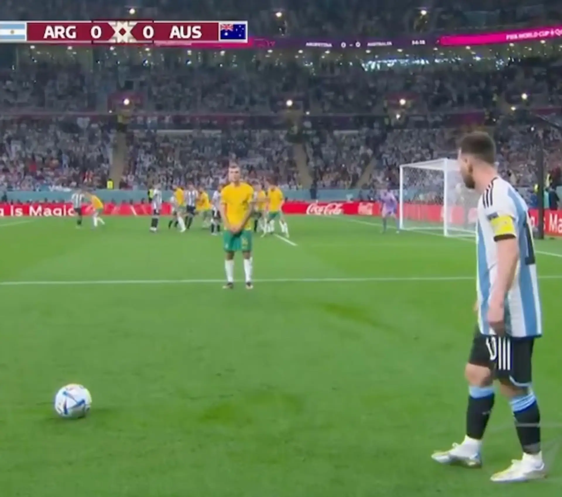 Messi scores his first World Cup knockout goal, passes Maradona in ...
