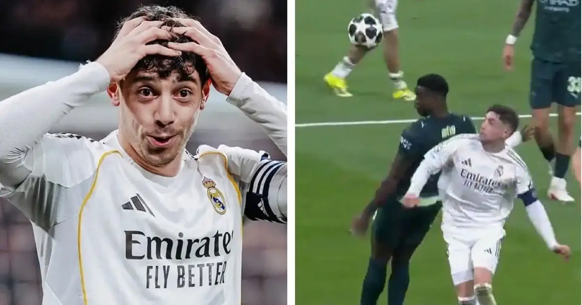 Fede Valverde completa el hat-trick de la primera mitad contra el ...