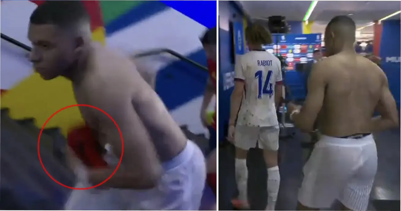 Bizarre thing Mbappe did at half-time v Spain spotted - Football ...