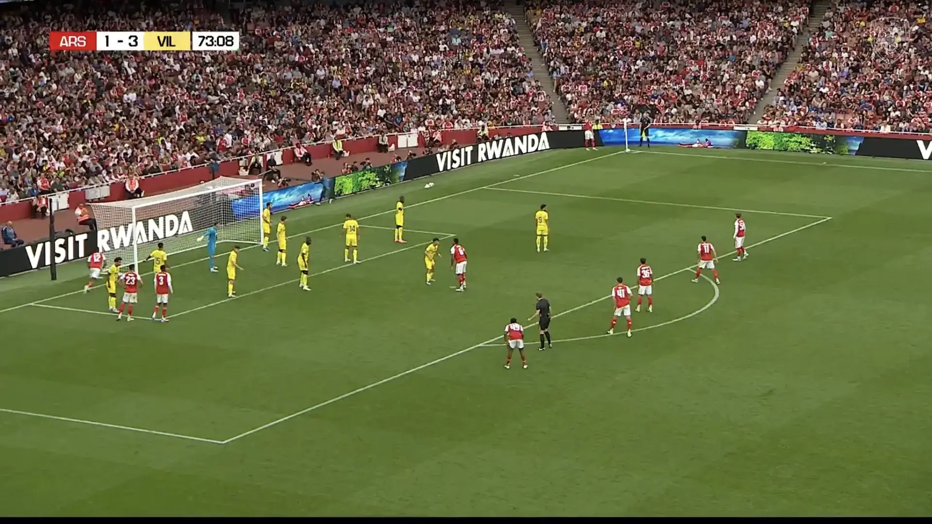 Arsenal try out new corner routine in Villarreal loss – five players ...