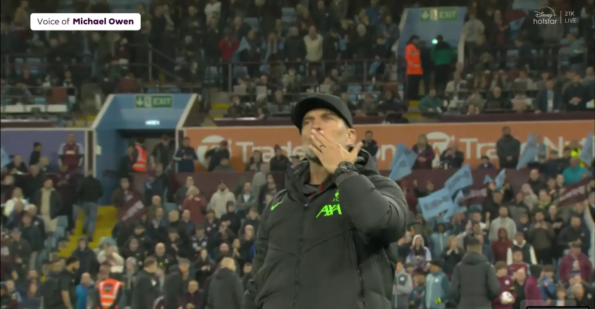 An emotional Klopp says final goodbye to Liverpool away supporters ...