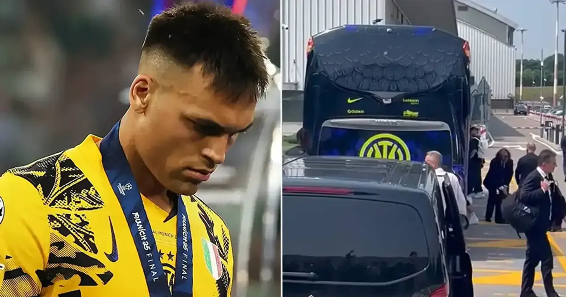 Only one Inter fan greeted team after Champions League thrashing ...