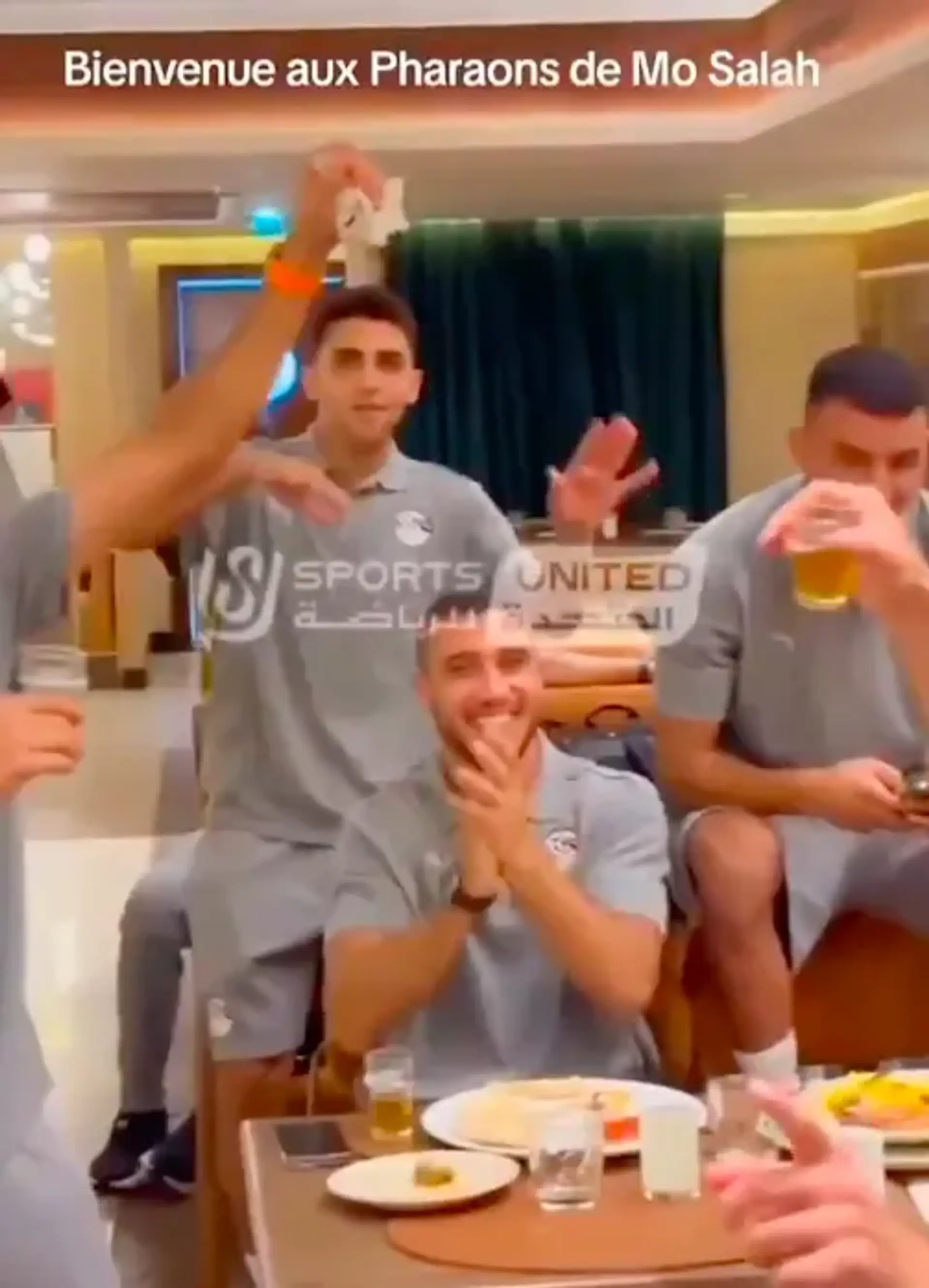 Salah lets loose dancing to traditional Moroccan music with Egypt ...