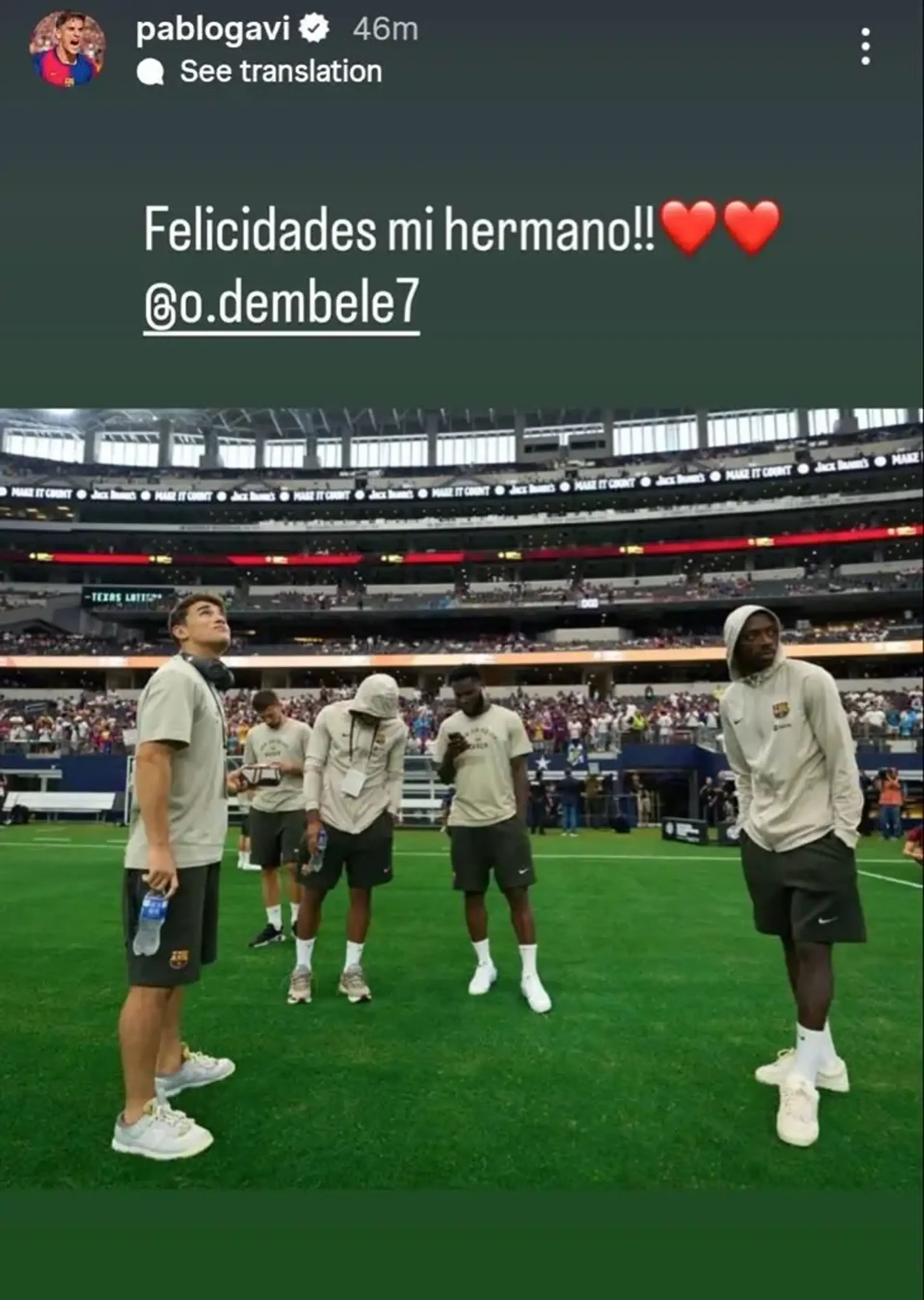 Gavi teilt herzliche Geburtstagsnachricht für Ousmane Dembélé — Tribuna.com