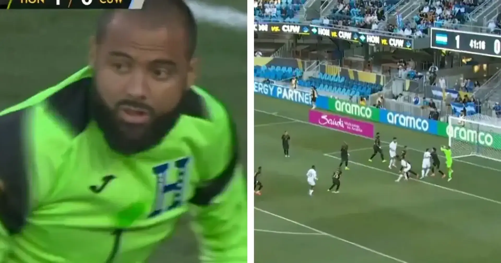 Honduras goalkeeper Menjivar scores embarrassing own goal against ...