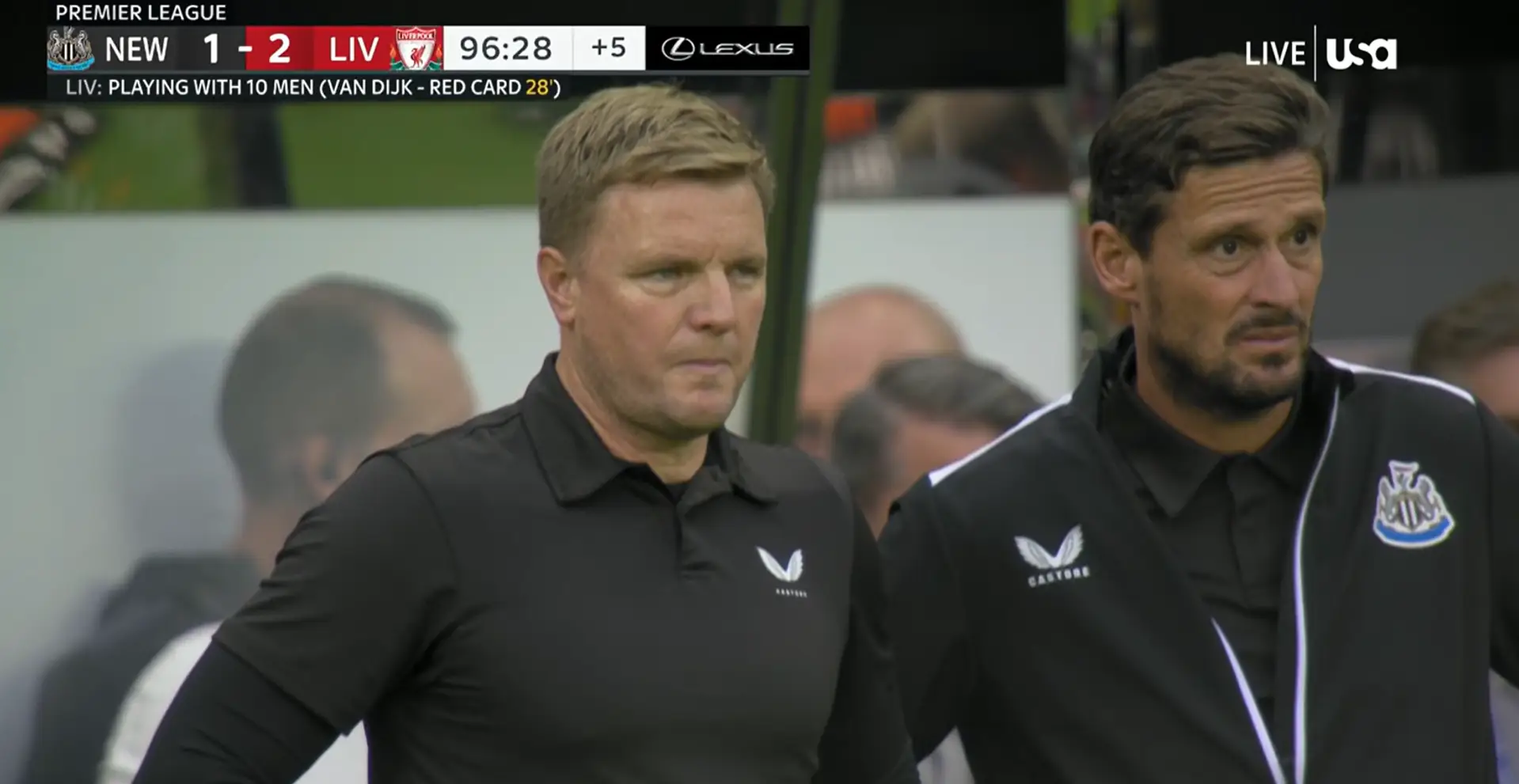 Spotted: Jason Tindall's face seconds before Liverpool victory ...