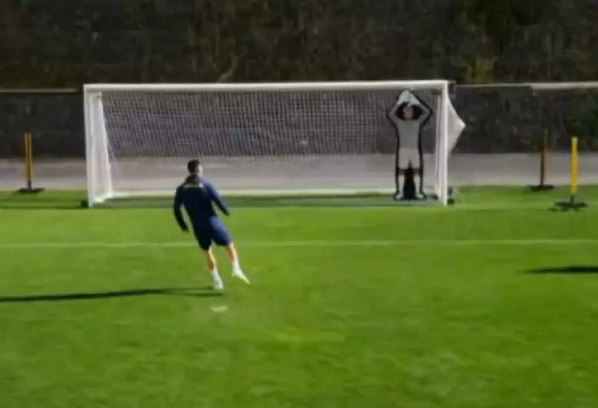 Cristiano Ronaldo takes on super-fast robot goalkeeper in football ...