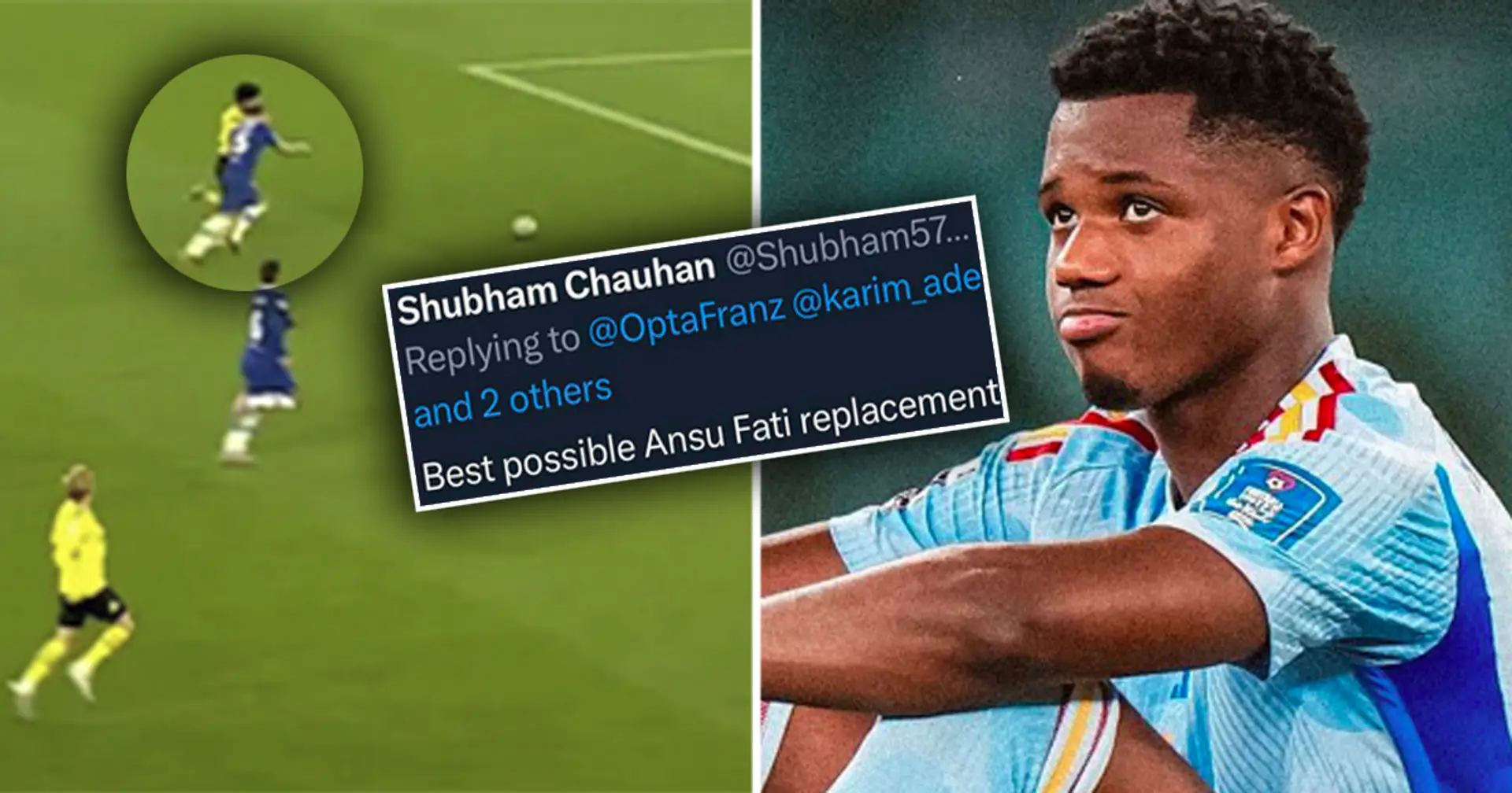Player 'likes' fan tweet calling him best Ansu Fati replacement – Barca ...